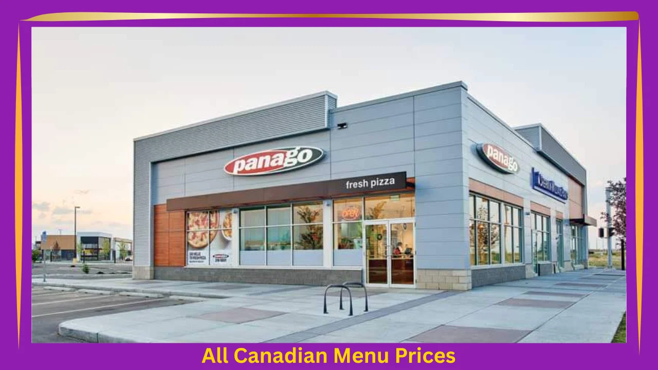 Panago Pizza Menu Prices In Canada 2025